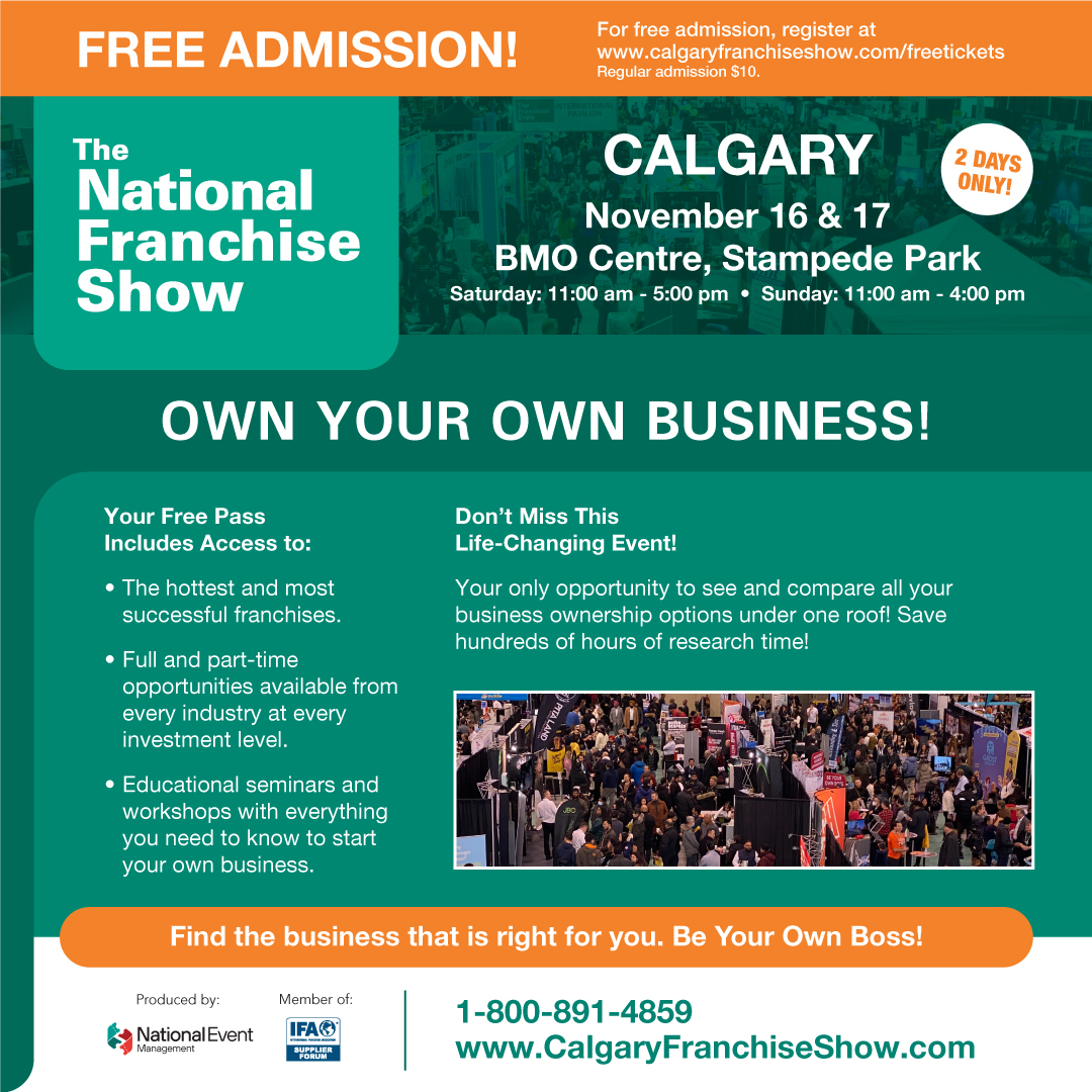Calgary Exhibitor Manual Live – Calgary Franchise Show